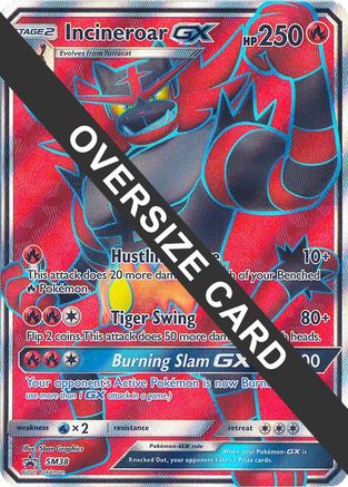 [JUM PKM-R] Incineroar GX (SM38) (Jumbo Card) [Sun & Moon: Black Star