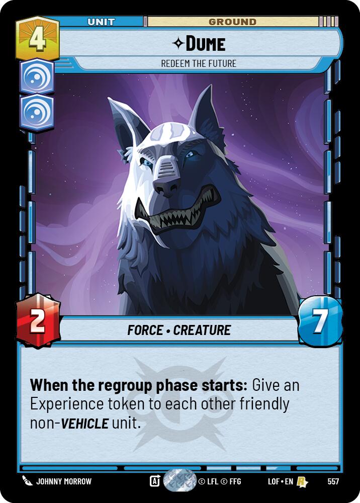 {SW-R}Dume (557) - Redeem the Future (Foil) (557) [Legends of the Forc